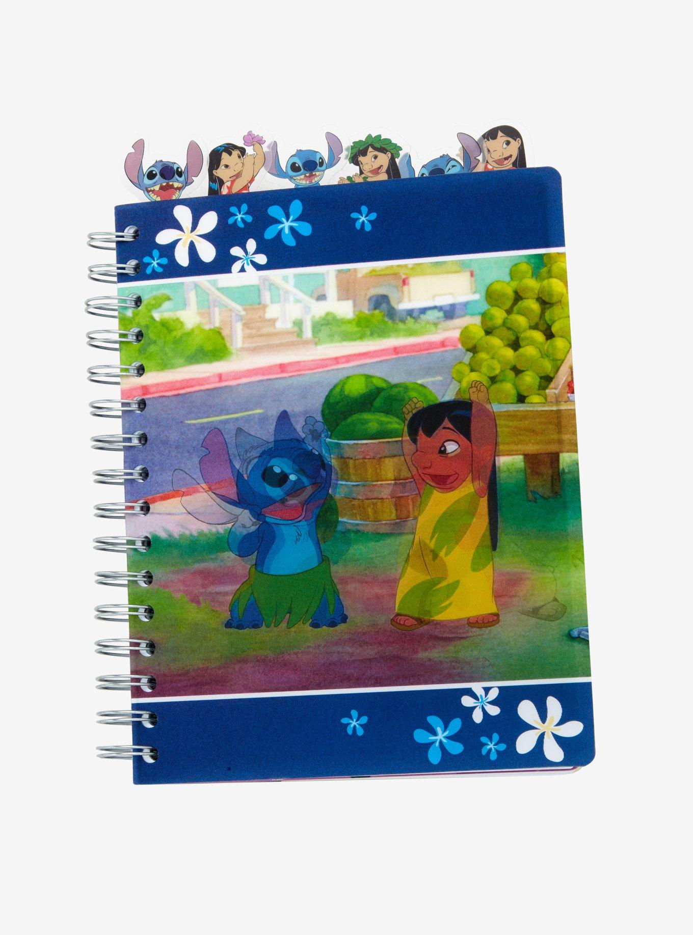 Disney Lilo & Stitch Tabbed Lenticular Journal | Hot Topic