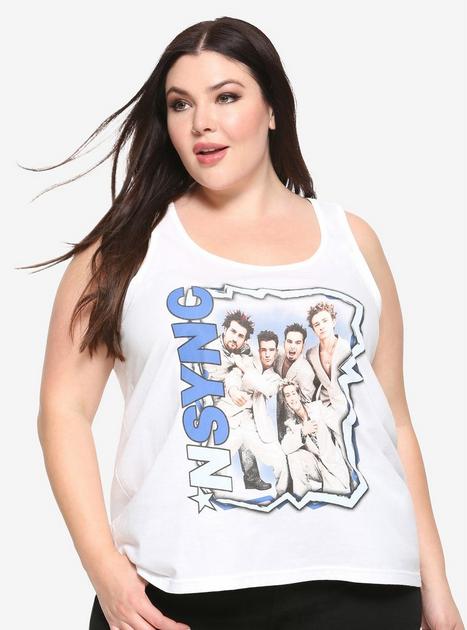 *NSYNC Photo Girls Tank Top Plus Size | Hot Topic
