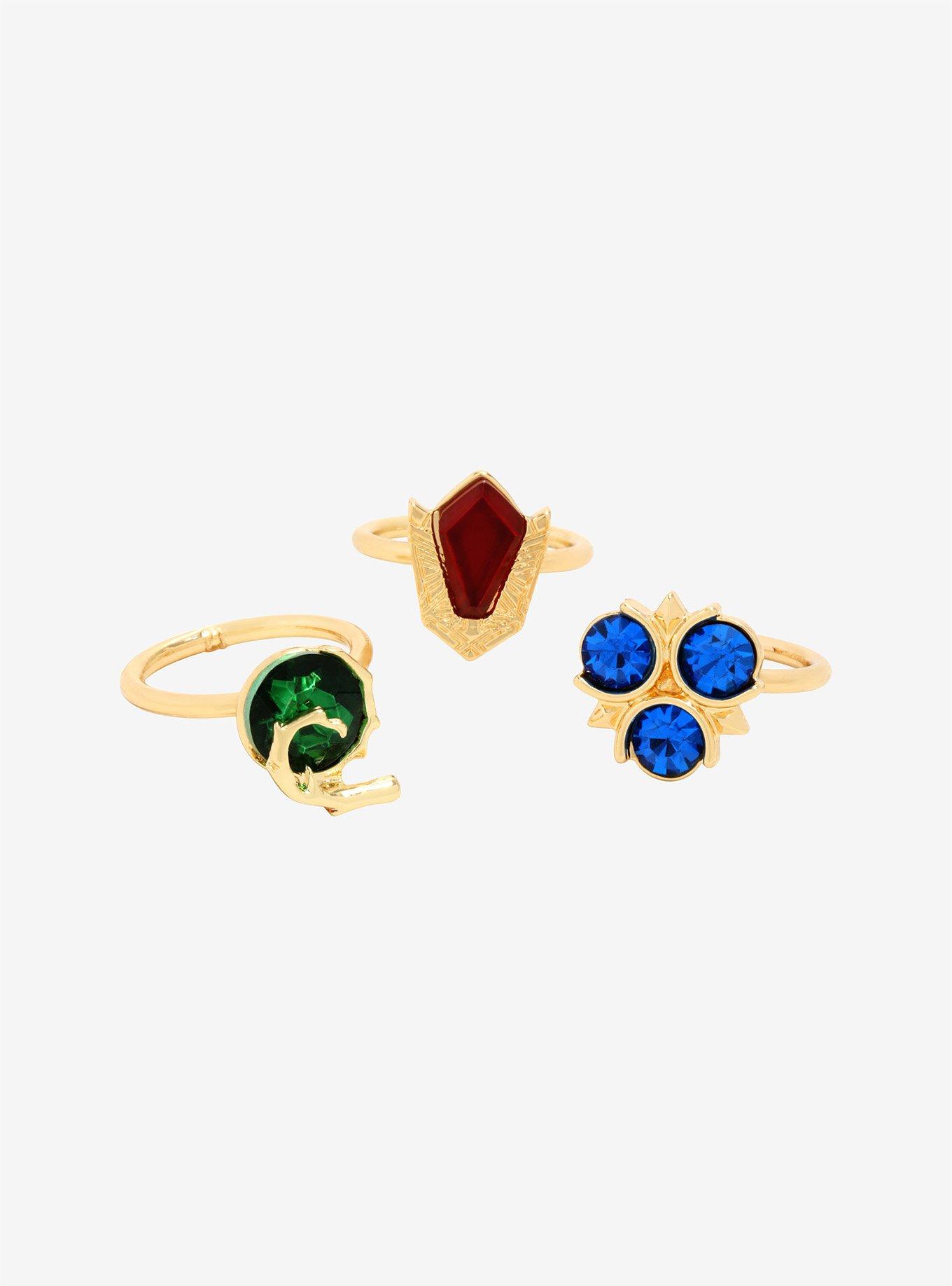 The Legend Of Zelda Spiritual Stones Ring Set | Hot Topic