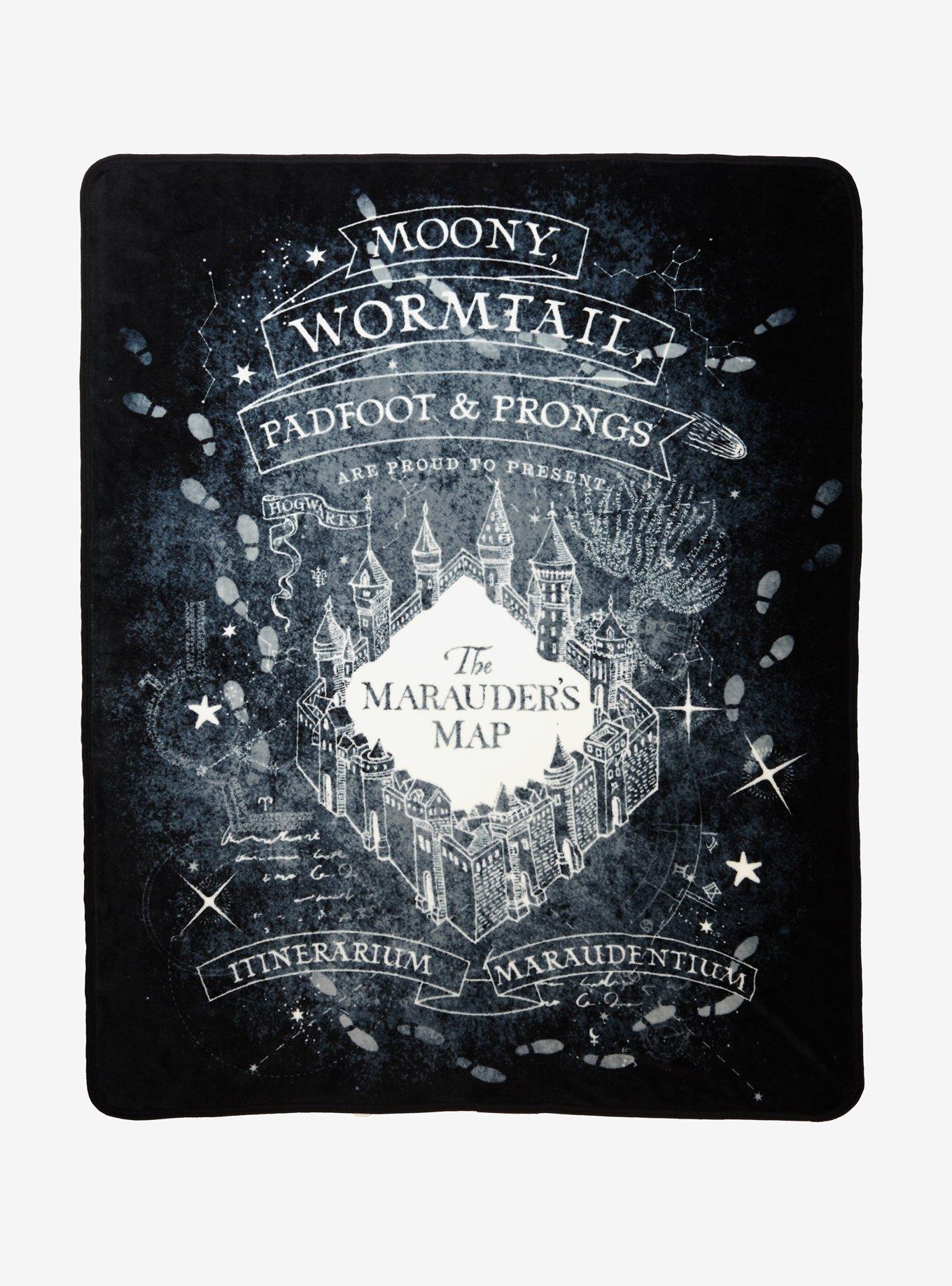 Harry Potter Marauder's Map Plush Throw | Hot Topic