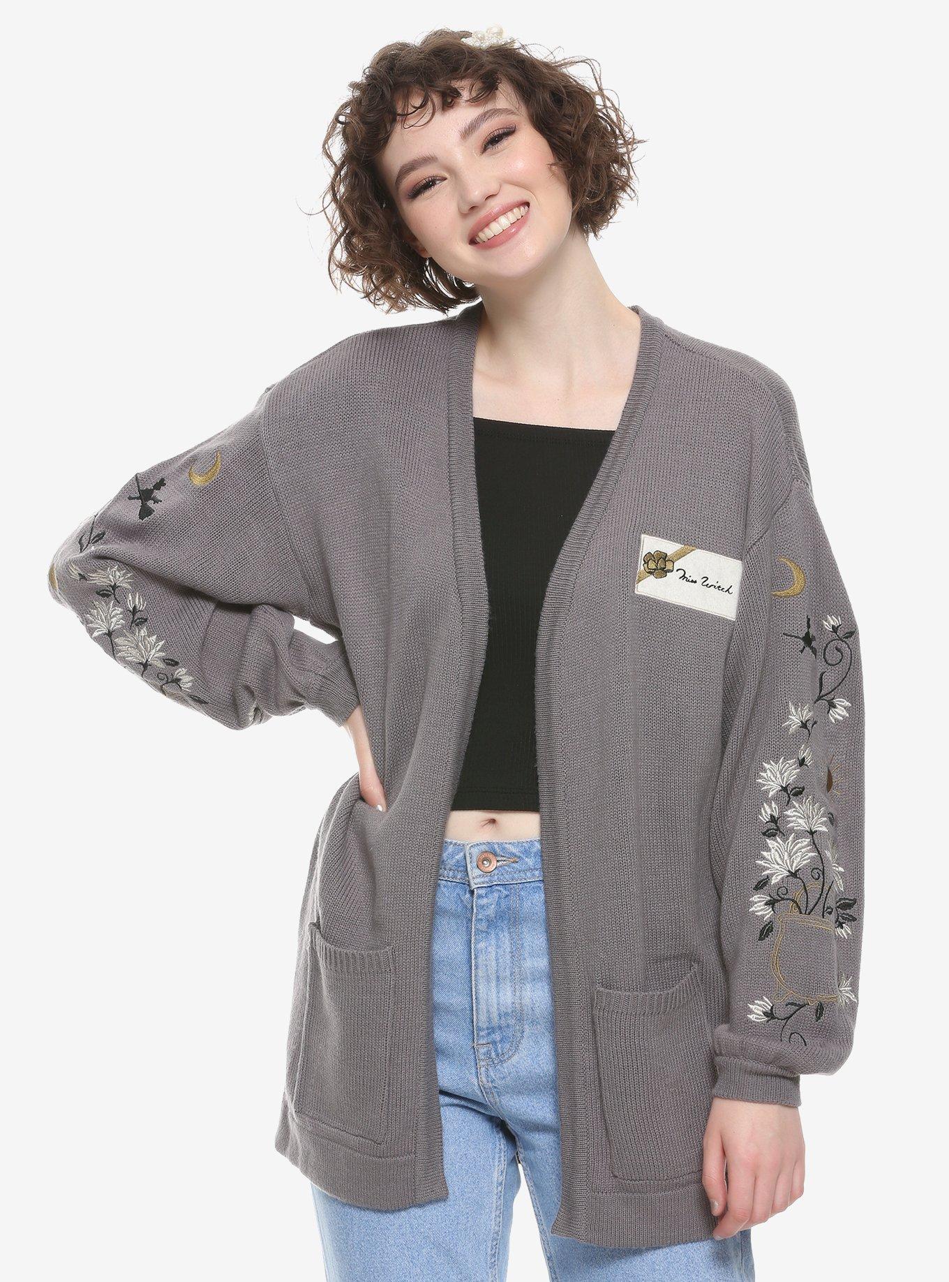 Studio Ghibli Kiki's Delivery Service Miss Witch Floral Cardigan | Her ...