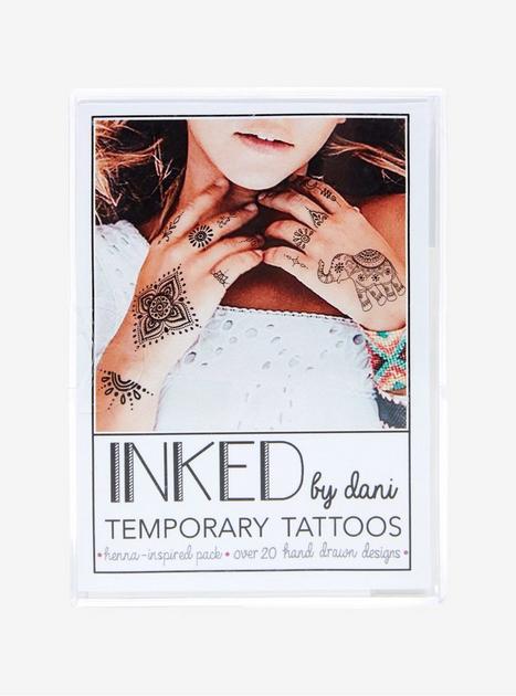 Henna Inspired Inked Temporary Tattoos | Hot Topic