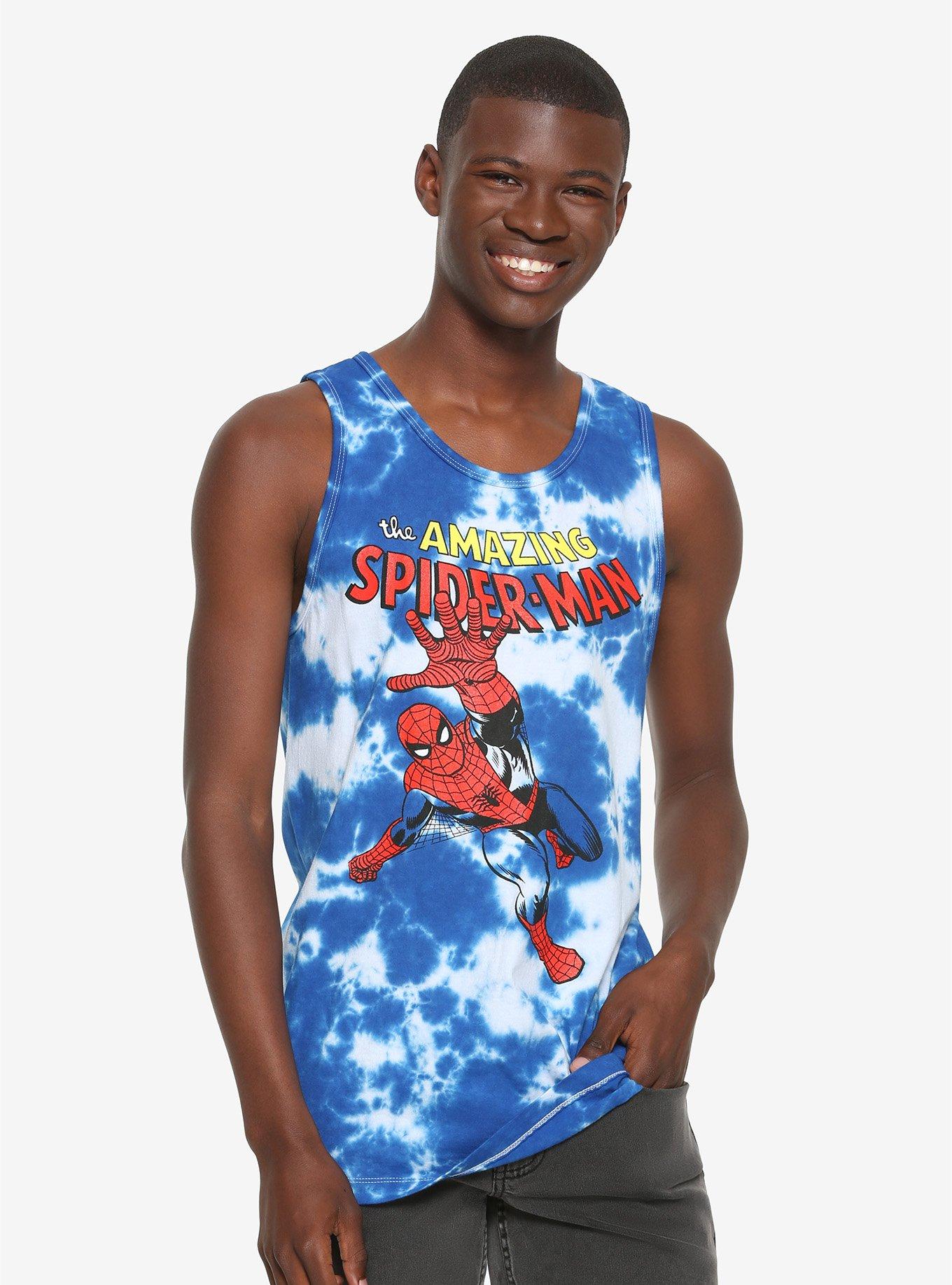 Marvel The Amazing Spider-Man Tie-Dye Tank Top | Hot Topic