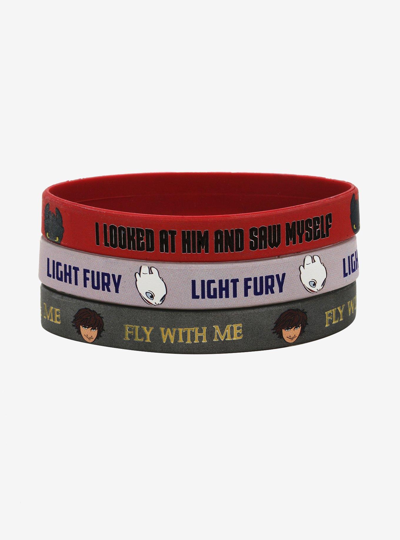 How To Train Your Dragon: The Hidden World Character Rubber Bracelet ...