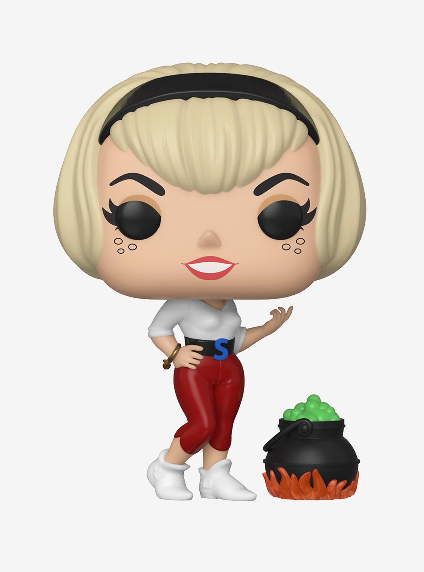Funko Sabrina The Teenage Witch Pop Comics Sabrina With Cauldron Vinyl Figure Summer Convention Exclusive Hot Topic