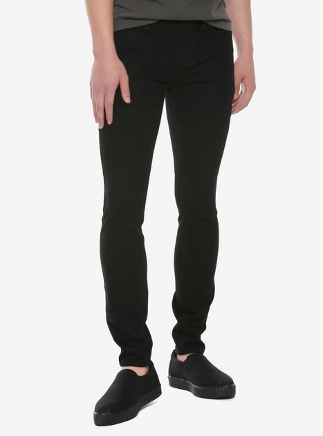 HT Denim True Black Super Skinny Jeans | Hot Topic