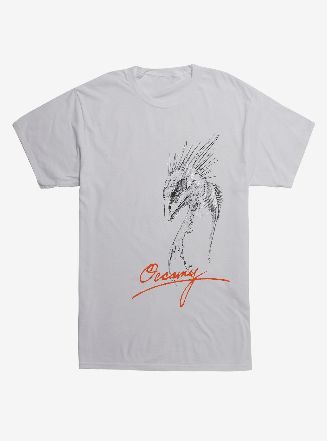 Fantastic Beasts Occamy Head Sketch T-Shirt | BoxLunch