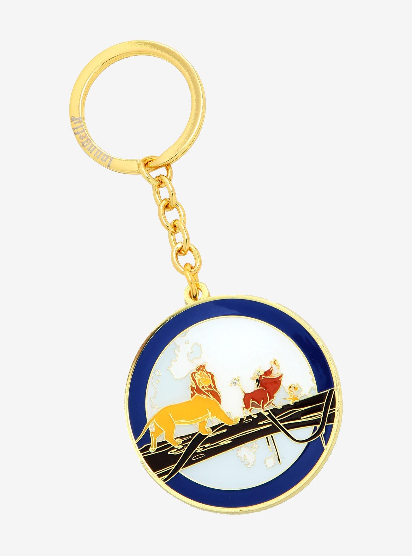 Loungefly Disney The Lion King Moonlight Enamel Keychain - BoxLunch ...