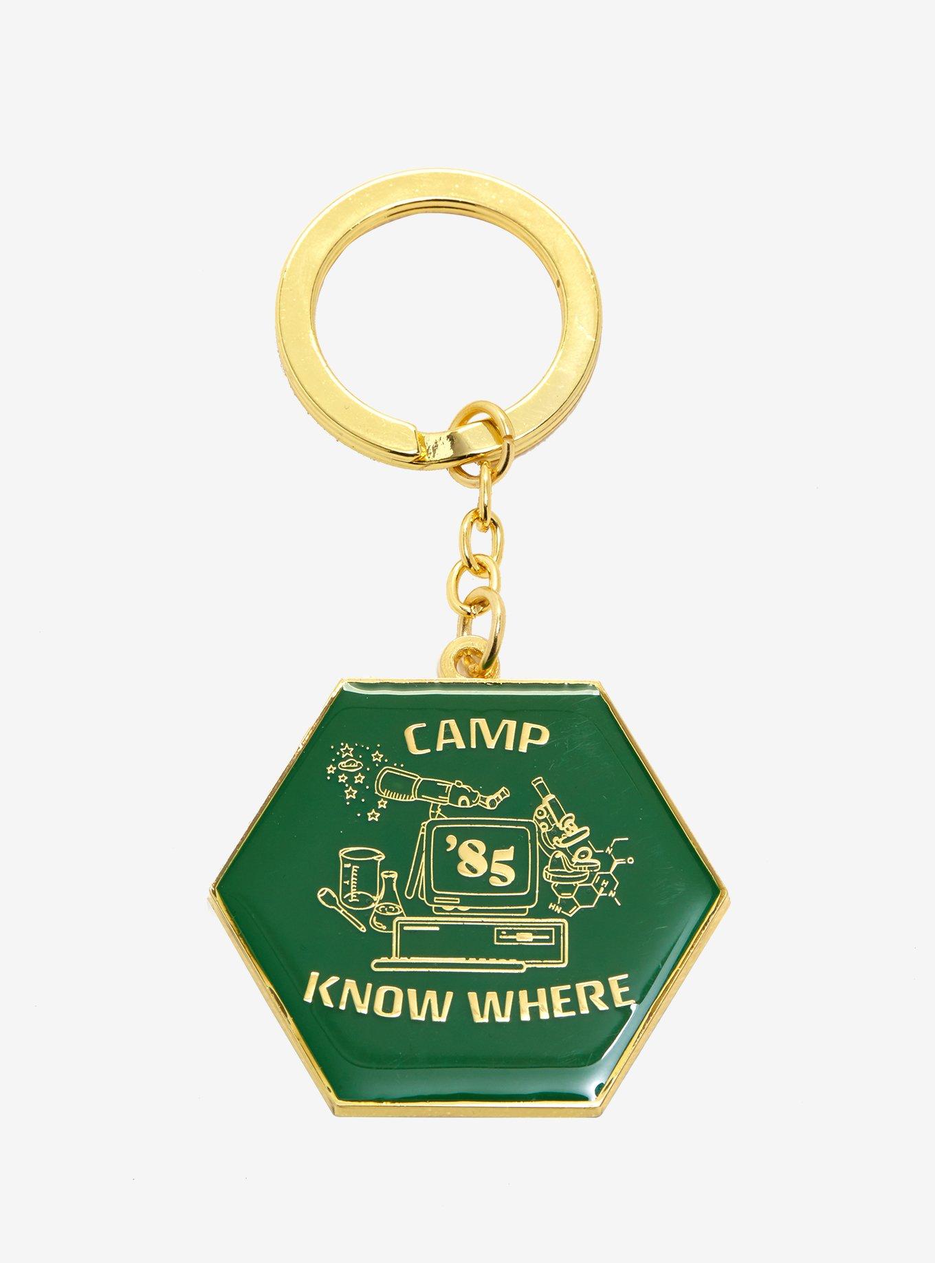Loungefly Stranger Things Camp Know Where Enamel Keychain - BoxLunch ...