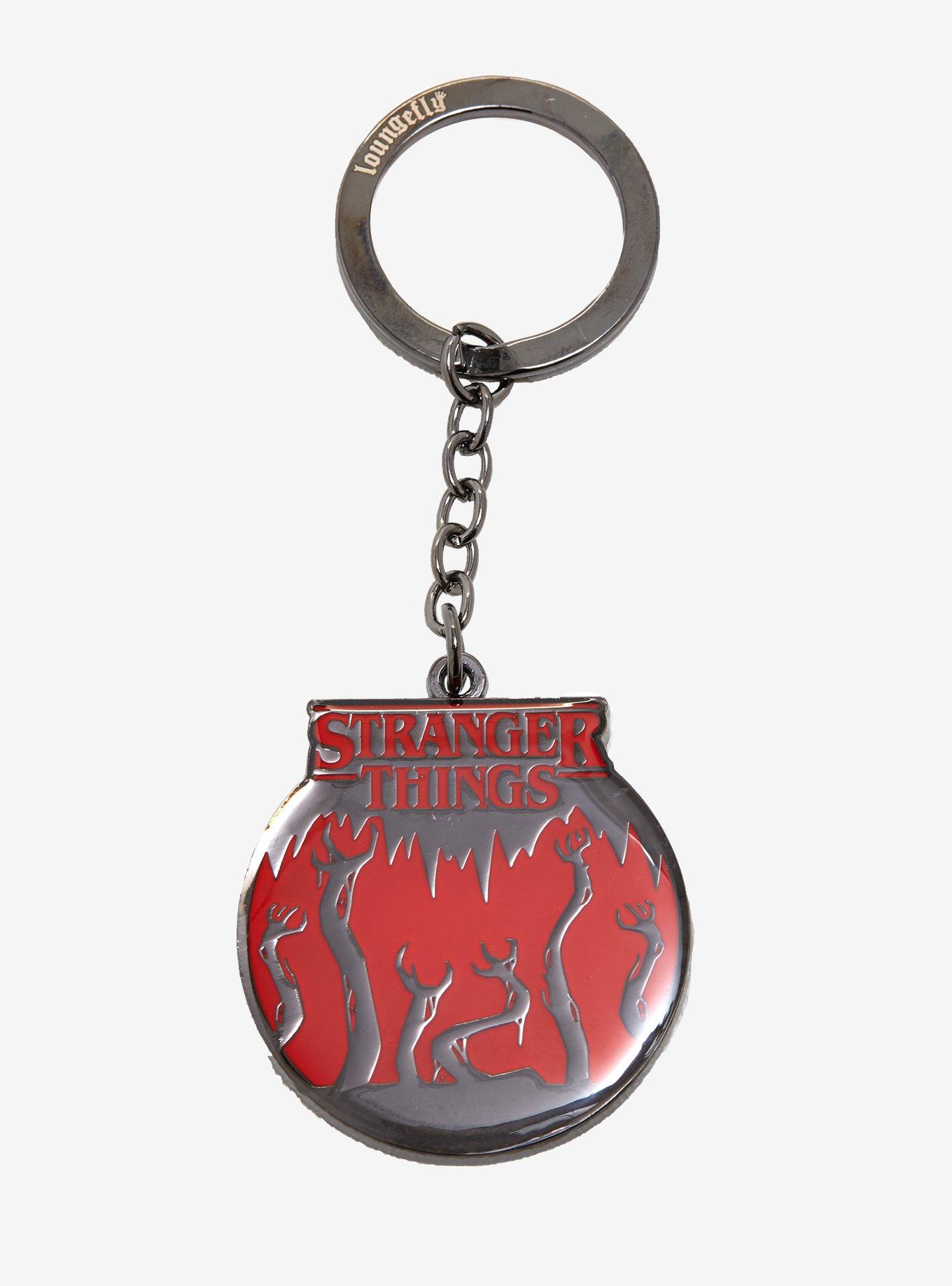 Loungefly Stranger Things Demogorgon Enamel Keychain - BoxLunch ...