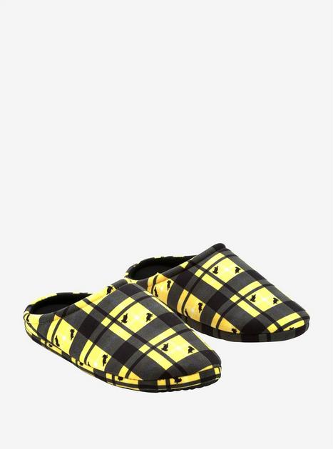 Harry Potter Hufflepuff Plaid Slippers | Hot Topic
