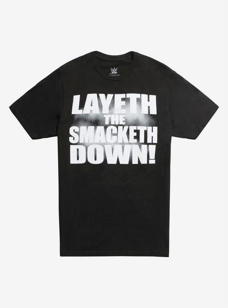WWE The Rock Layeth The Smacketh Down T-Shirt | Hot Topic