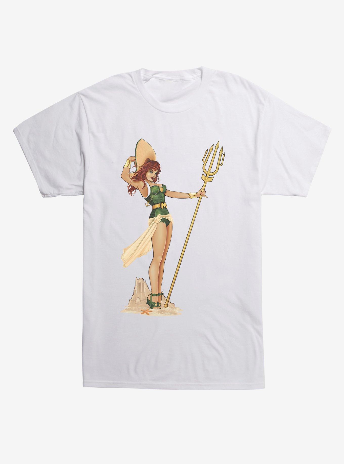 DC Comics Mera Swimsuit T-Shirt - WHITE | BoxLunch