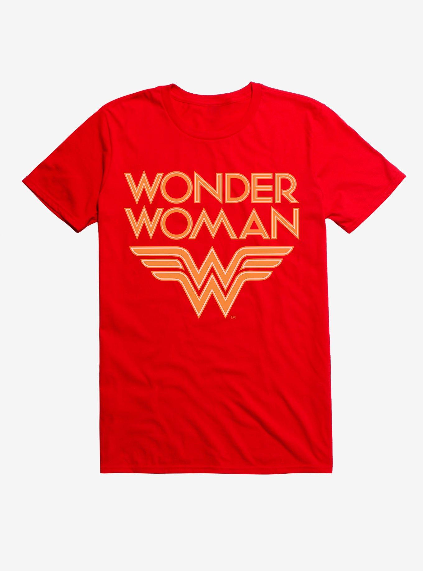 Dc Comics Wonder Woman Gold Wonder T Shirt Boxlunch