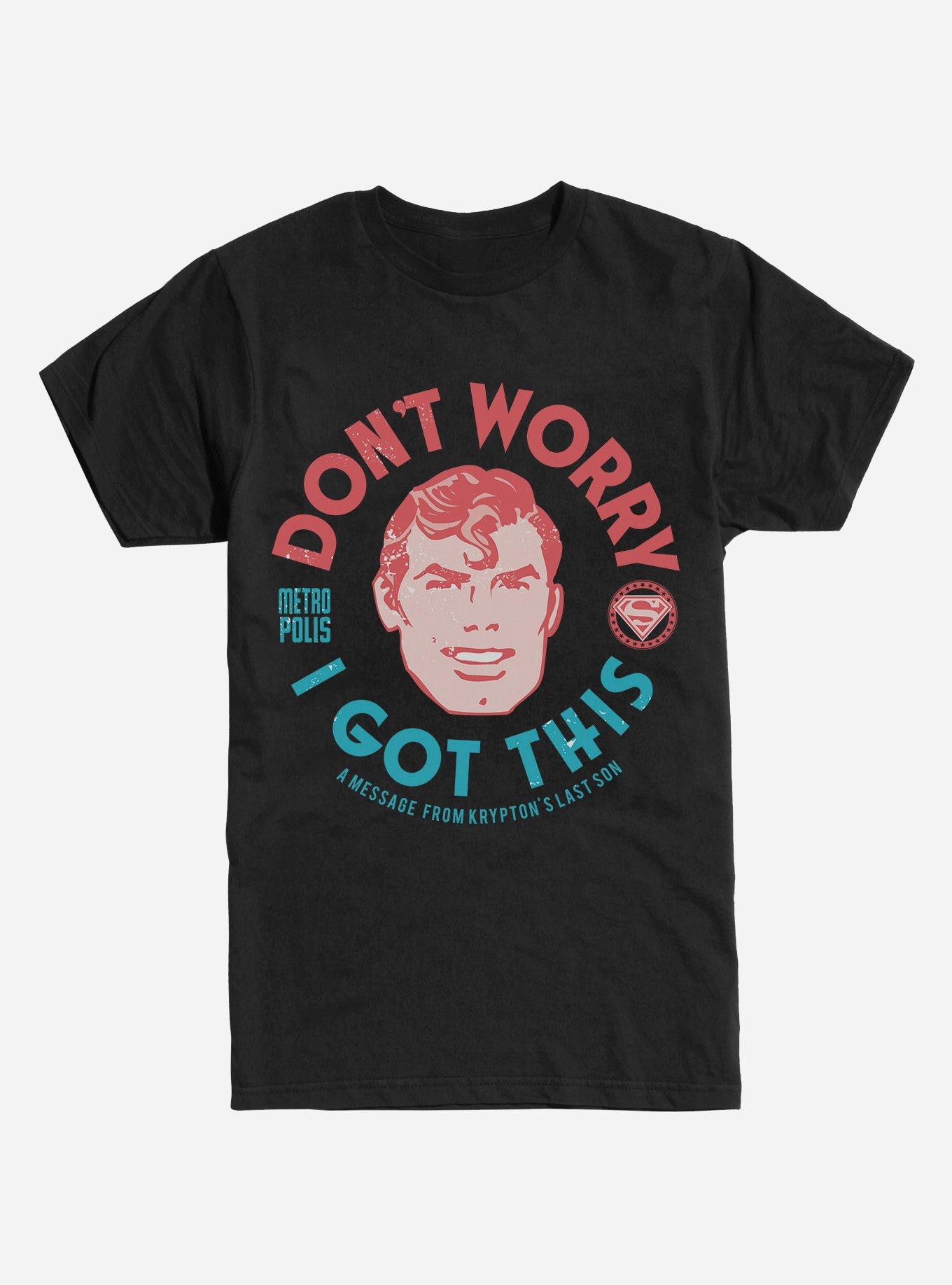 Black DC Comics Superman It's All Good T-Shirt | BoxLunch - BLACK ...