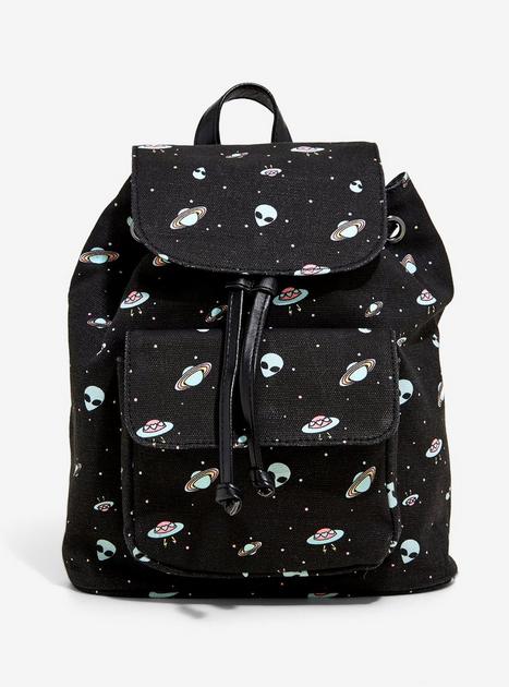 Alien Canvas Mini Slouch Backpack | Hot Topic