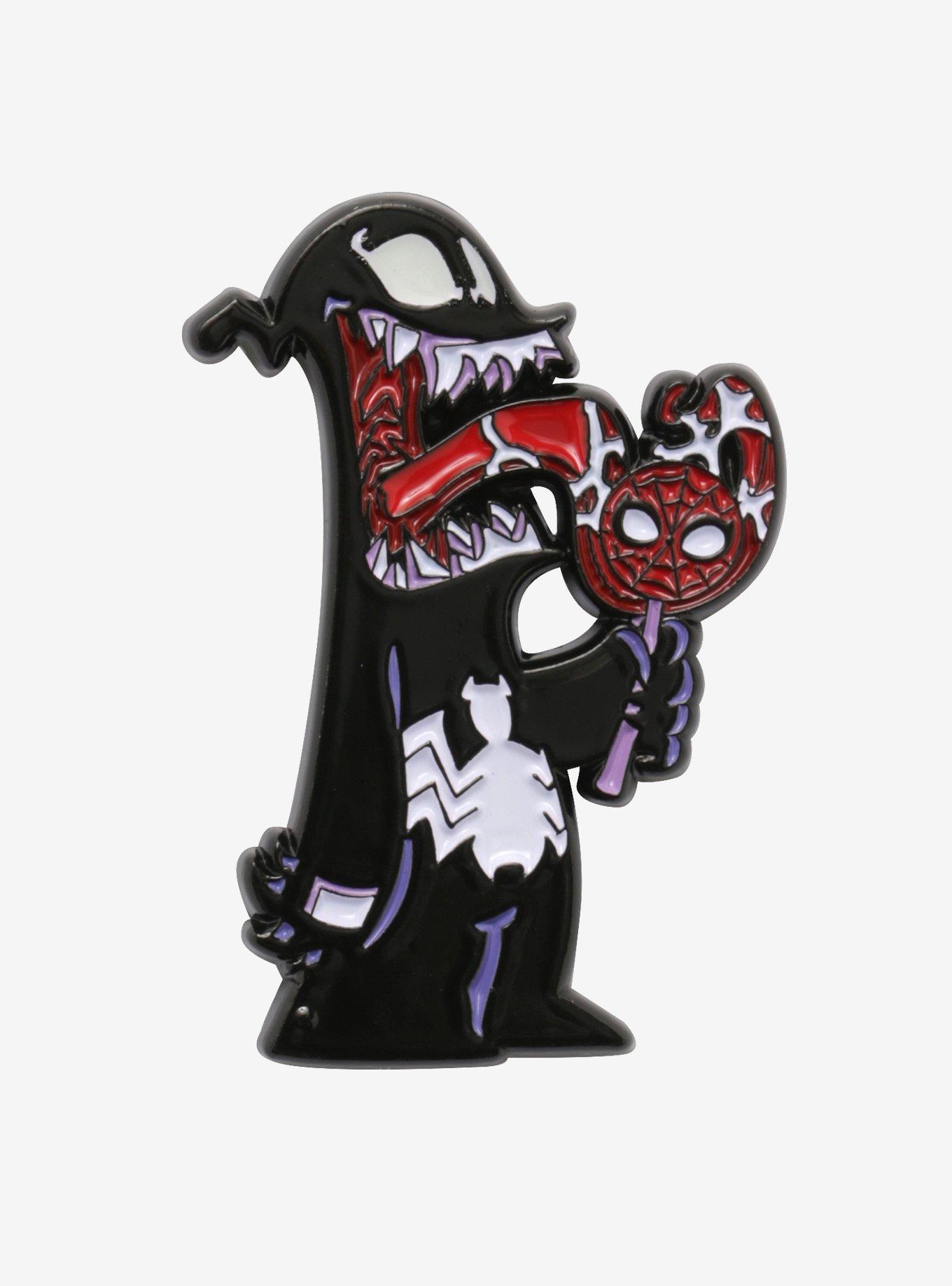 Marvel Spider-Man Venom Lollipop Enamel Pin | Hot Topic