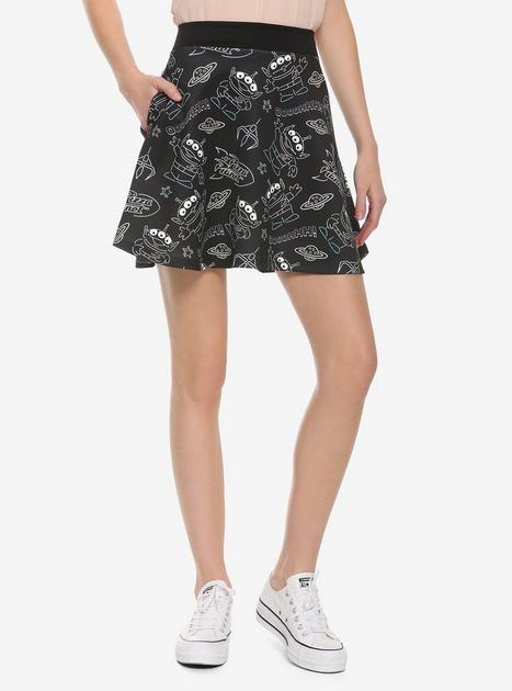 Her Universe Disney Pixar Toy Story Alien Skater Skirt | Hot Topic