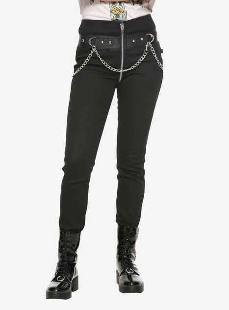 Royal Bones By Tripp Full Zipper & Chain Pants | Hot Topic