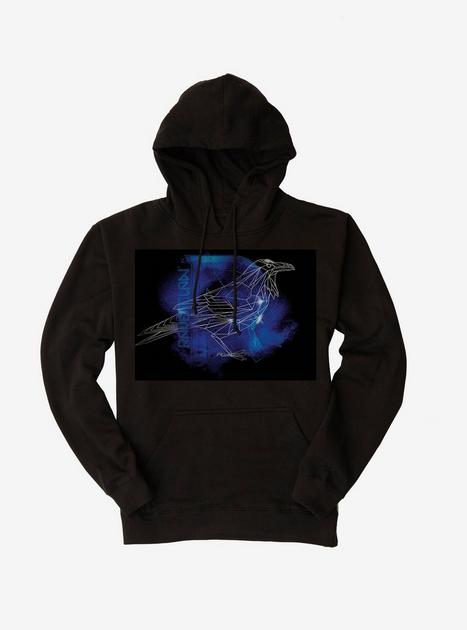 Harry Potter Ravenclaw Logo Outline Black Hoodie Hot Topic