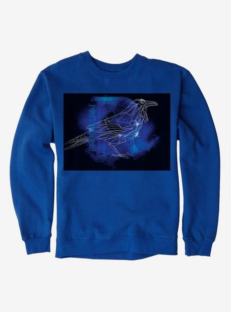 Harry Potter Ravenclaw Logo Outline Royal Blue Sweatshirt Hot Topic