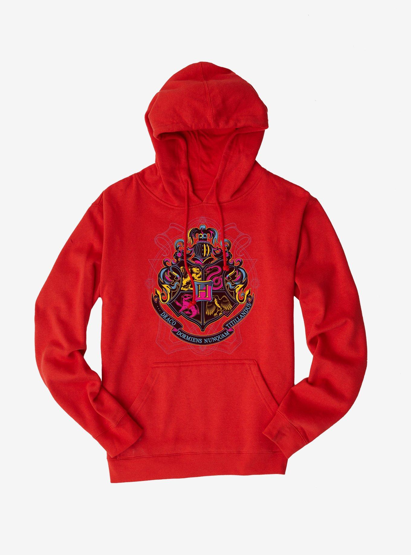 Harry Potter Bright Hogwarts Logo Hoodie Hot Topic