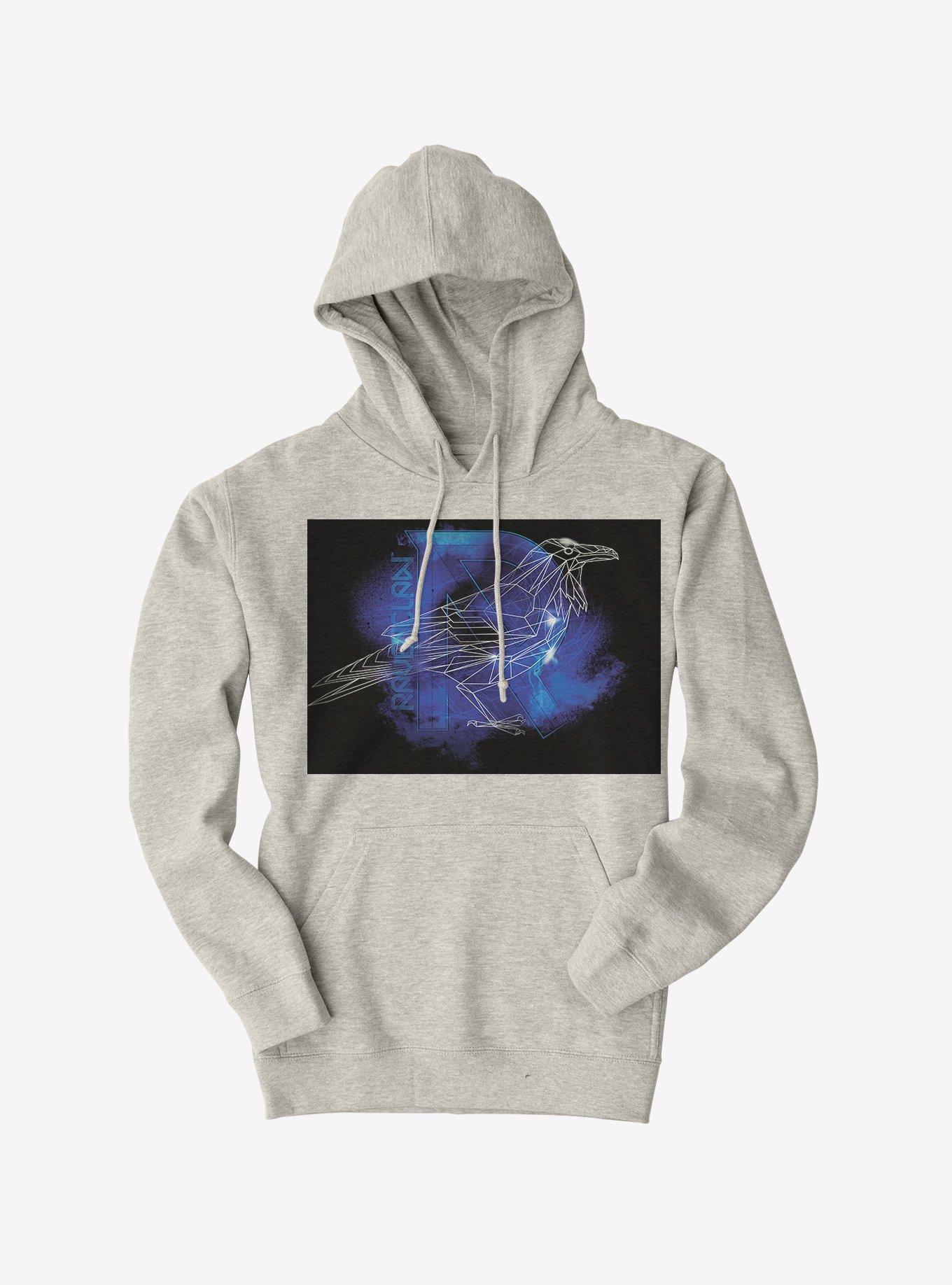 Harry Potter Ravenclaw Logo Outline Black Hoodie Hot Topic