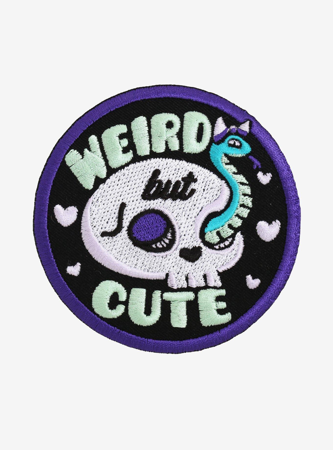 Weird But Cute Skull & Snake Patch | Hot Topic