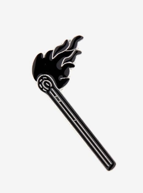 Lit Match Enamel Pin | Hot Topic