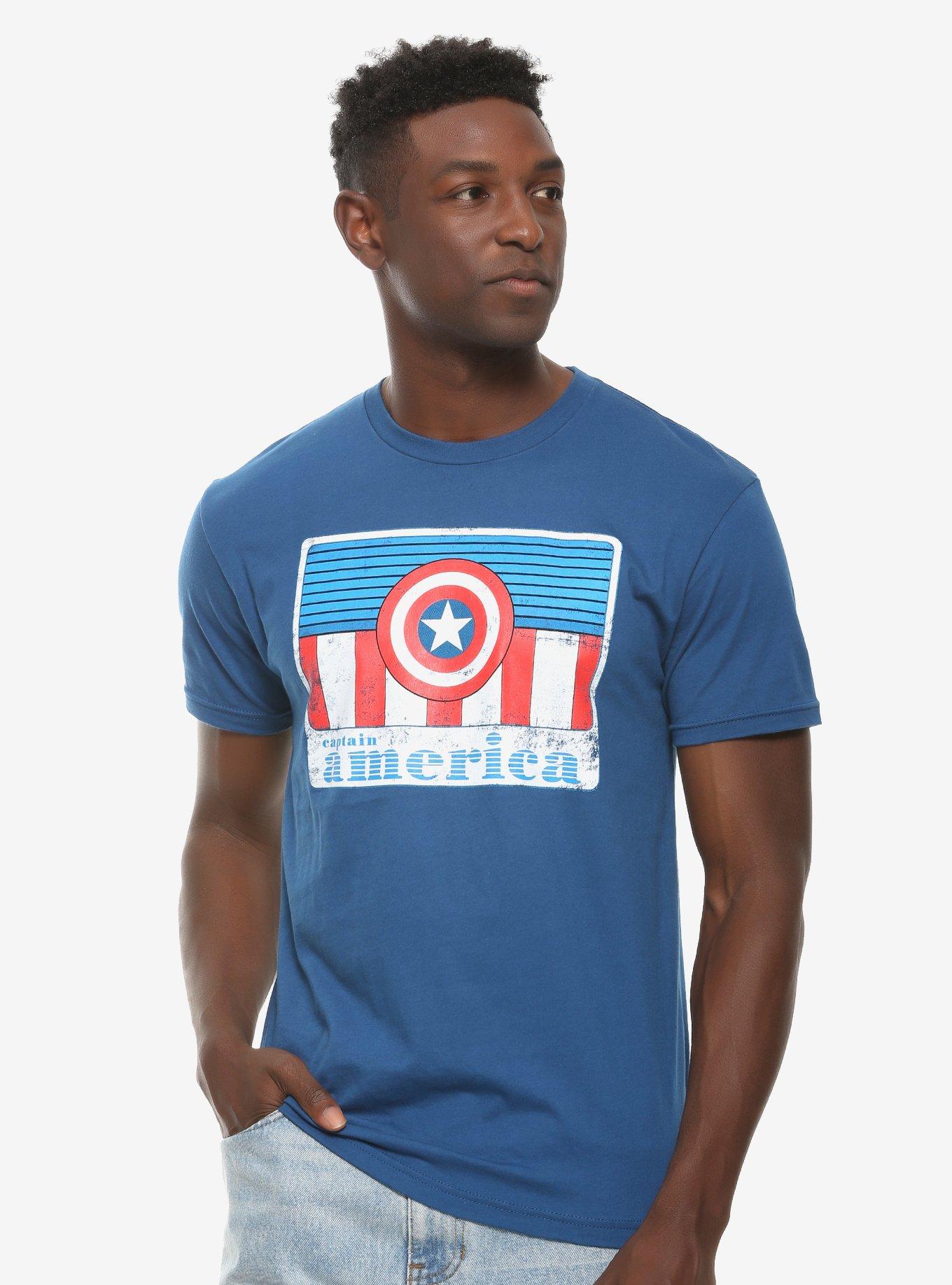 Marvel Captain America Rising Shield T-Shirt - BoxLunch Exclusive ...