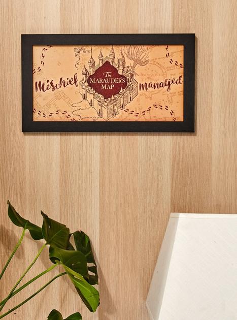 Harry Potter Marauder's Map Framed Wall Art | BoxLunch
