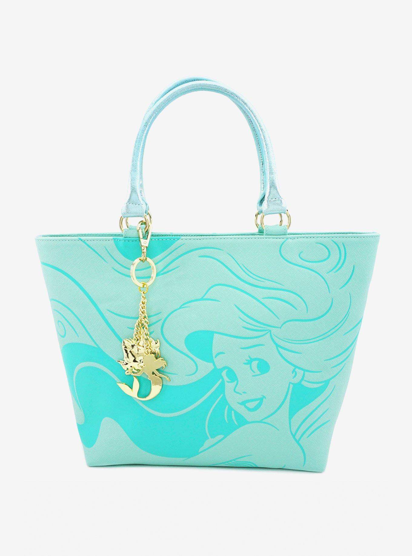 Loungefly Disney The Little Mermaid Ariel Aqua Tote Bag | HerUniverse