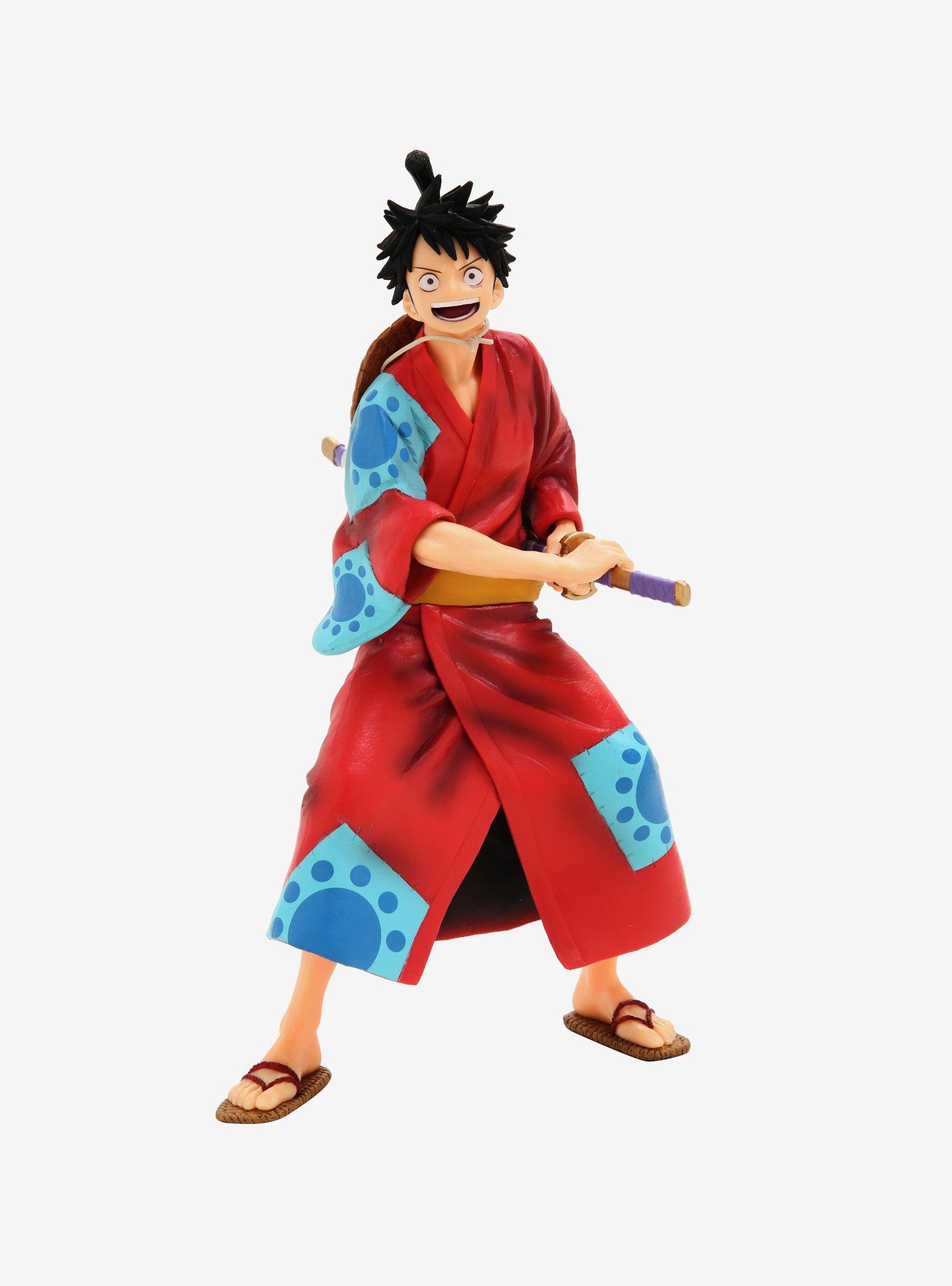 Banpresto One Piece Monkey D. Luffy Japanese Style Collectible Figure ...
