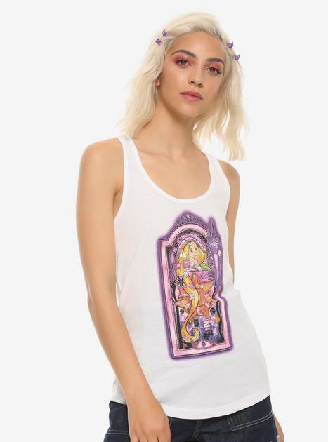 Disney Tangled Rapunzel Stained Glass Girls Tank Top | Hot Topic