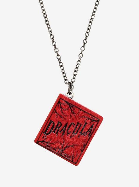 Dracula Book Necklace | Hot Topic