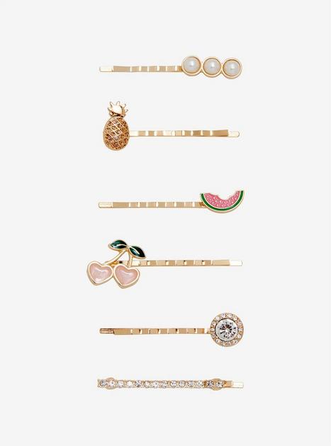 Tropical Fruit Bobby Pin Set | Hot Topic