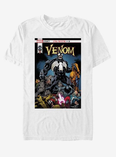 Marvel Venom Venomized Cover T-Shirt - WHITE | BoxLunch