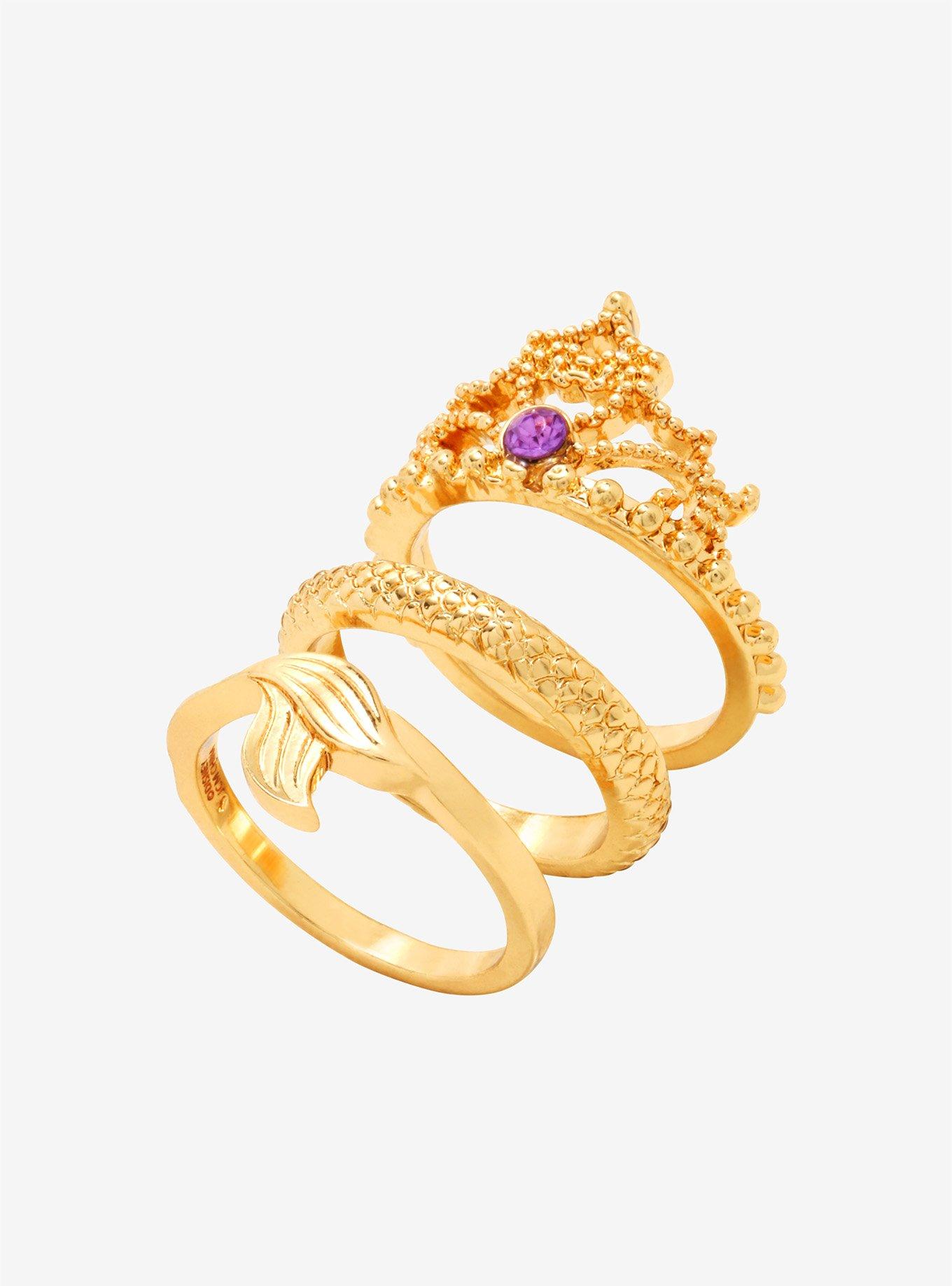 Disney Princess The Little Mermaid Ring Set | BoxLunch