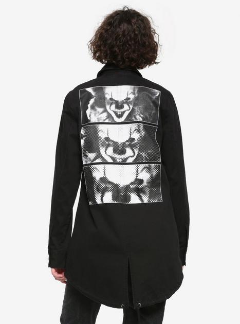 IT Chapter Two Pennywise Zoom In Girls Cargo Jacket | Hot Topic