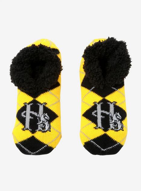 Harry Potter Hufflepuff Plaid Cozy Socks | Hot Topic