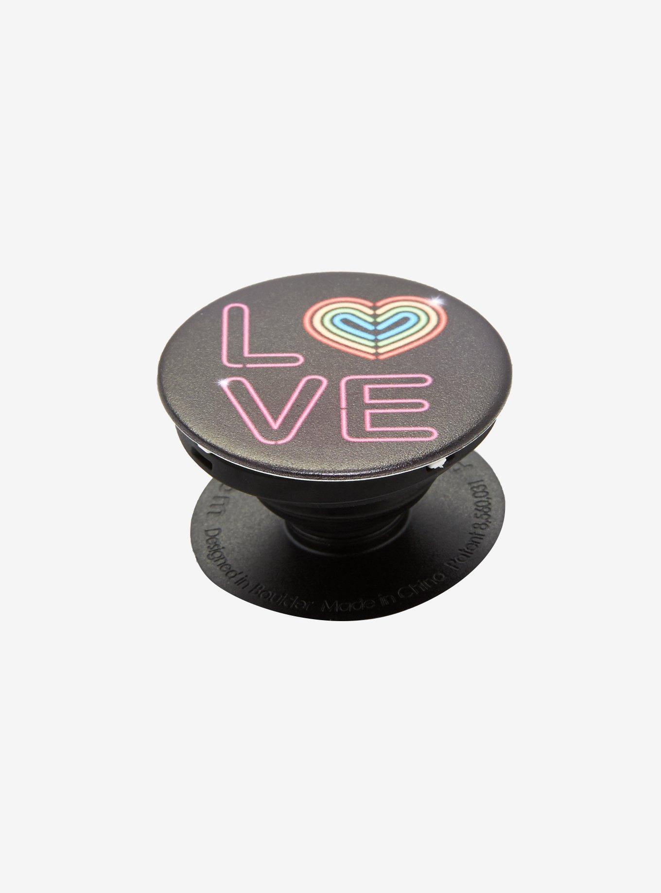 PopSockets Neon Love Phone Grip & Stand | BoxLunch
