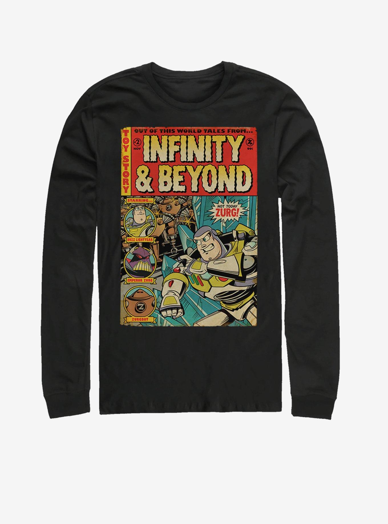 Disney Pixar Toy Story Comic Relief Long-Sleeve T-Shirt - BLACK | BoxLunch