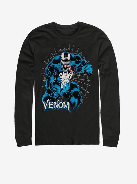 Marvel Venom Venom Tangled Long-Sleeve T-Shirt - BLACK | BoxLunch