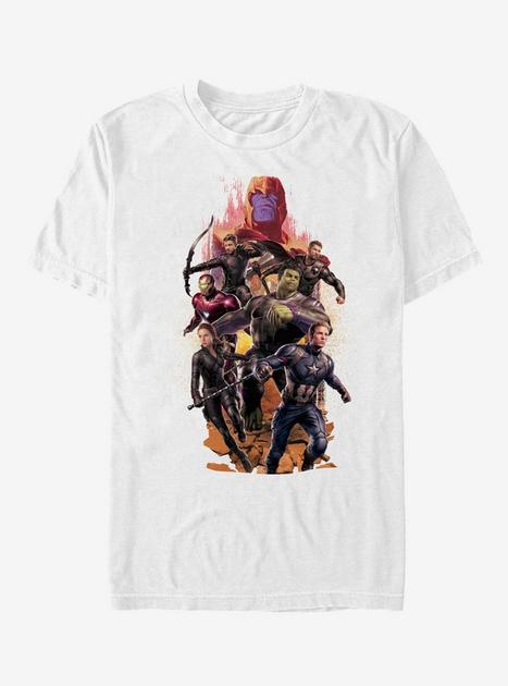 Marvel Avengers: Endgame Final Battle T-Shirt - WHITE | Hot Topic
