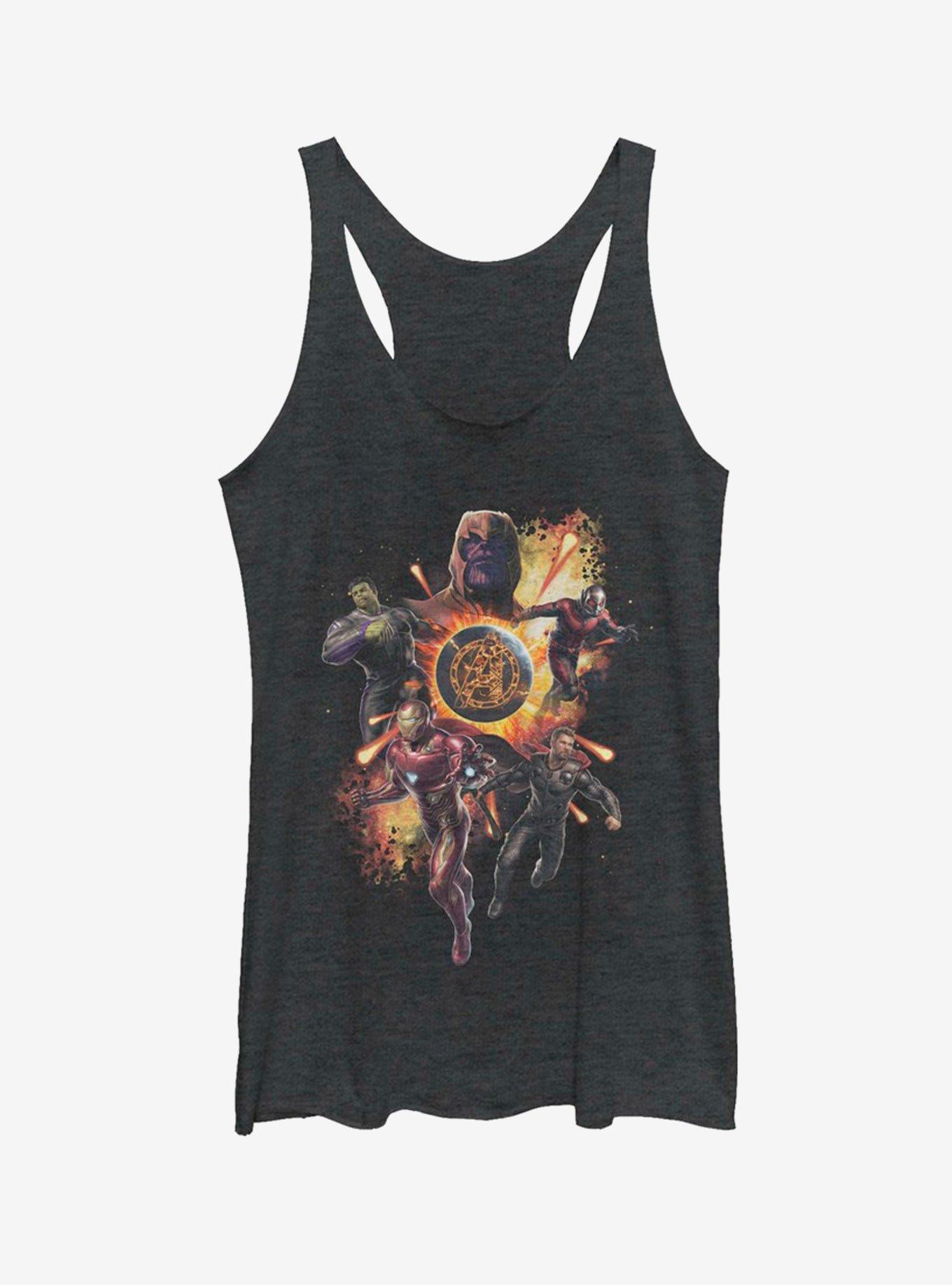 Marvel Avengers: Endgame Planet Explosion Girls Tank Top - BLACK | Hot ...