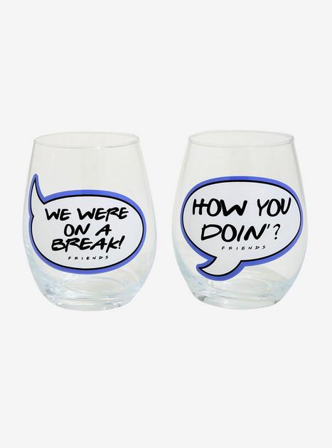 Friends Speech Bubble Stemless Glass Set - BoxLunch Exclusive | BoxLunch
