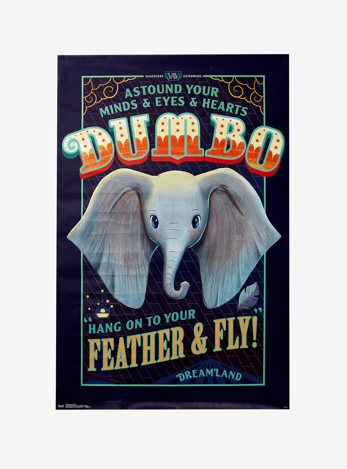 Disney Dumbo Hang On To Your Feather Poster | Hot Topic