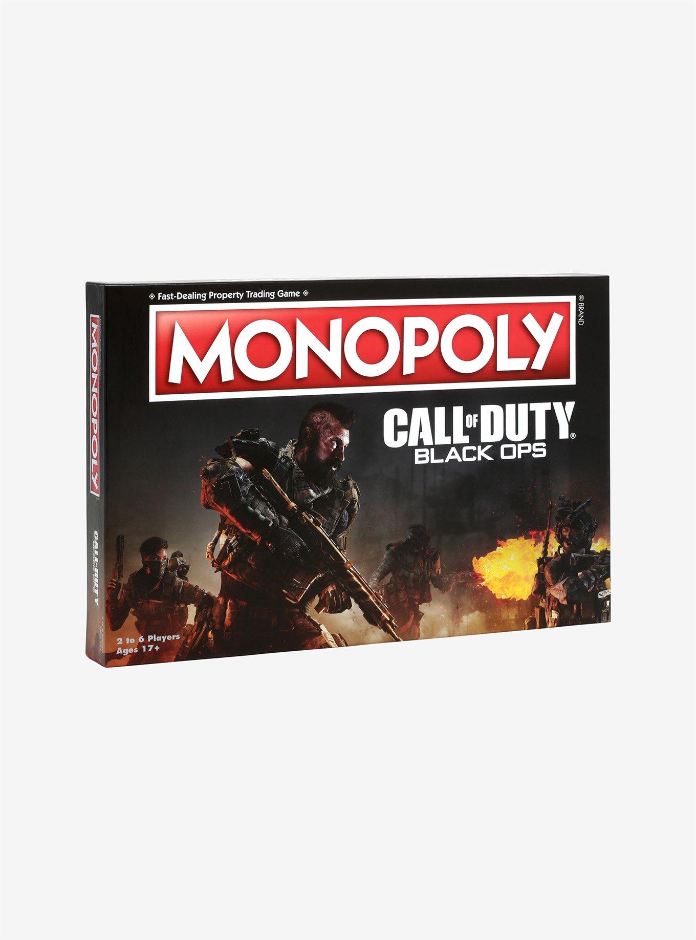 Call Of Duty Black Ops Edition Monopoly Board Game | Hot Topic