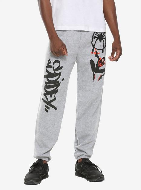 Marvel Spider-Man: Into The Spider-Verse Miles Morales Guys Sweatpants ...