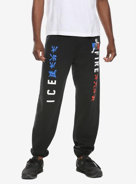My Hero Academia Todoroki Fire & Ice Guys Sweatpants | Hot Topic